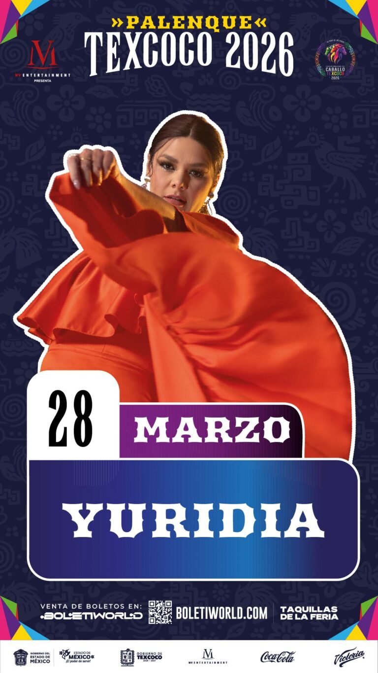 Boletos Yuridia en el Palenque Texcoco 2026 - Feria del Caballo Texcoco ...